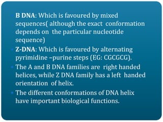 Structure of dna , dna polymorphism | PPTX