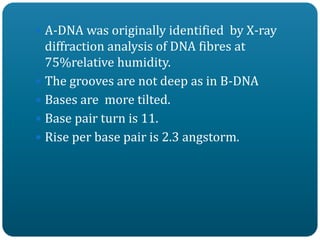 Structure of dna , dna polymorphism | PPTX