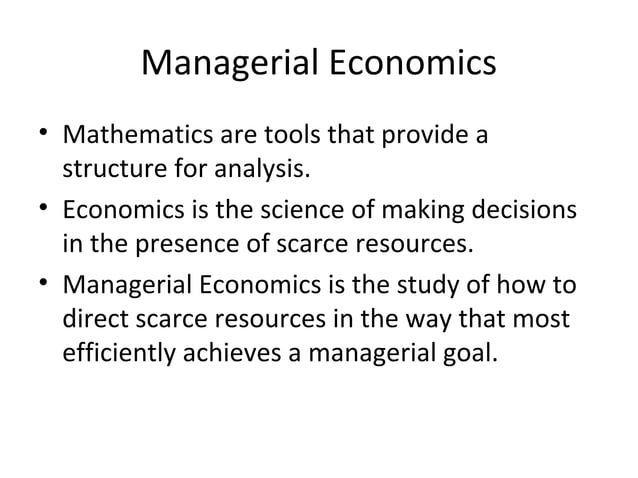 Structure of Economics | PPT