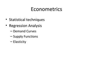 Structure of Economics | PPT