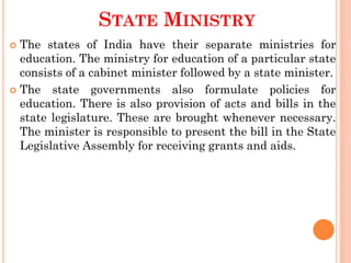 Structure of education in India | PDF