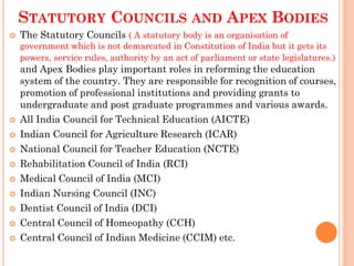 Structure of education in India | PDF