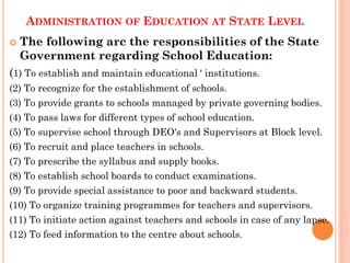 Structure of education in India | PDF