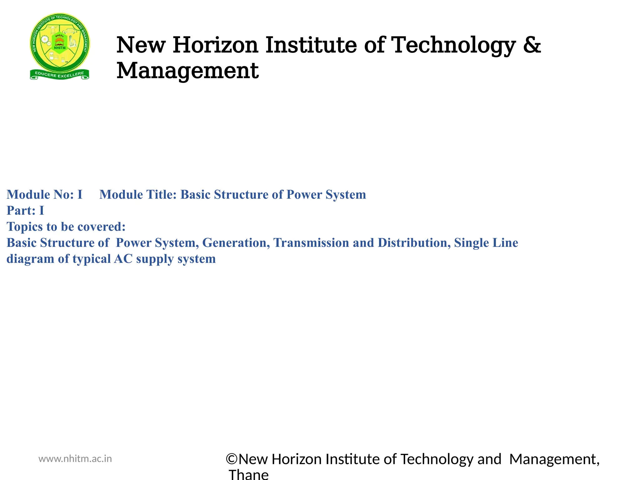 Structure of Electrical Power System.pptx
