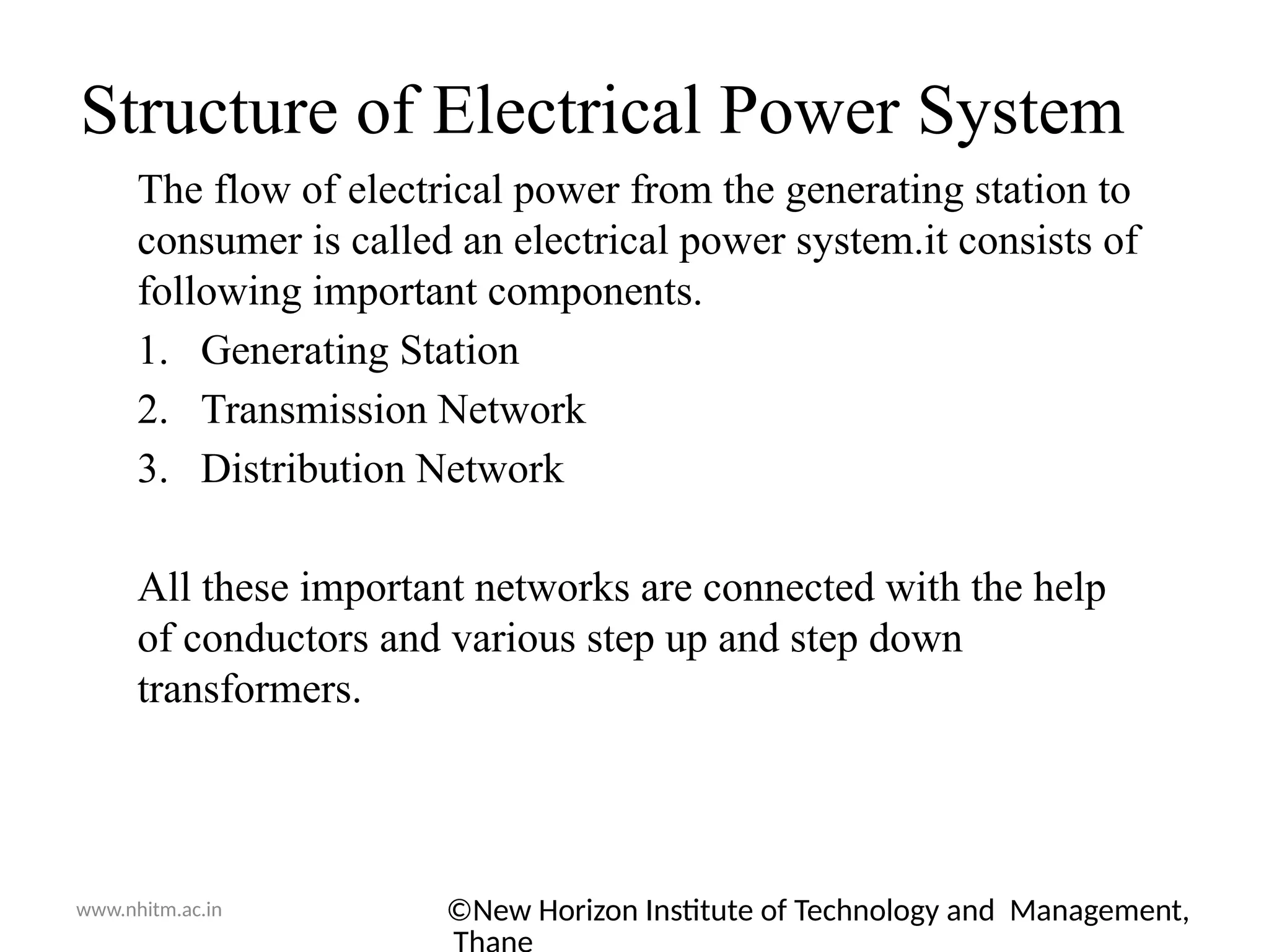 Structure of Electrical Power System.pptx