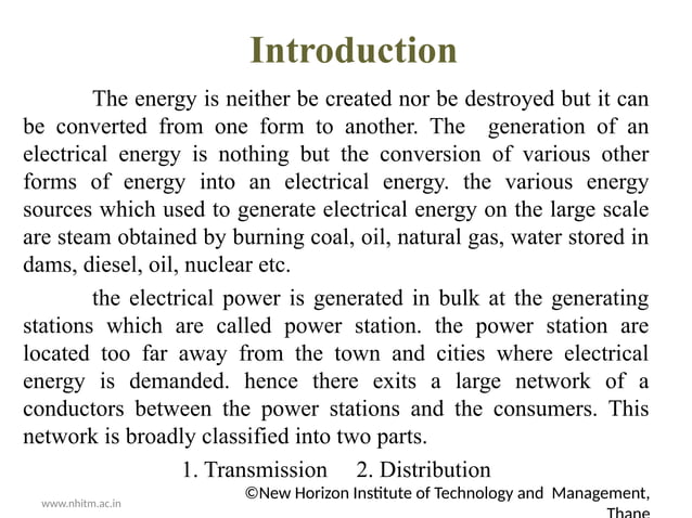 Structure of Electrical Power System.pptx