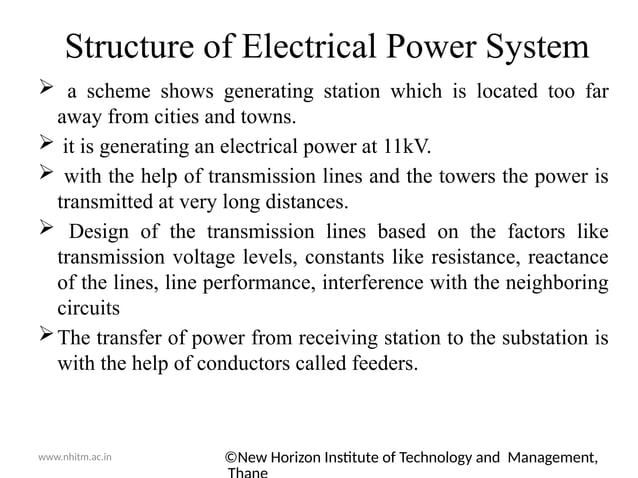 Structure of Electrical Power System.pptx