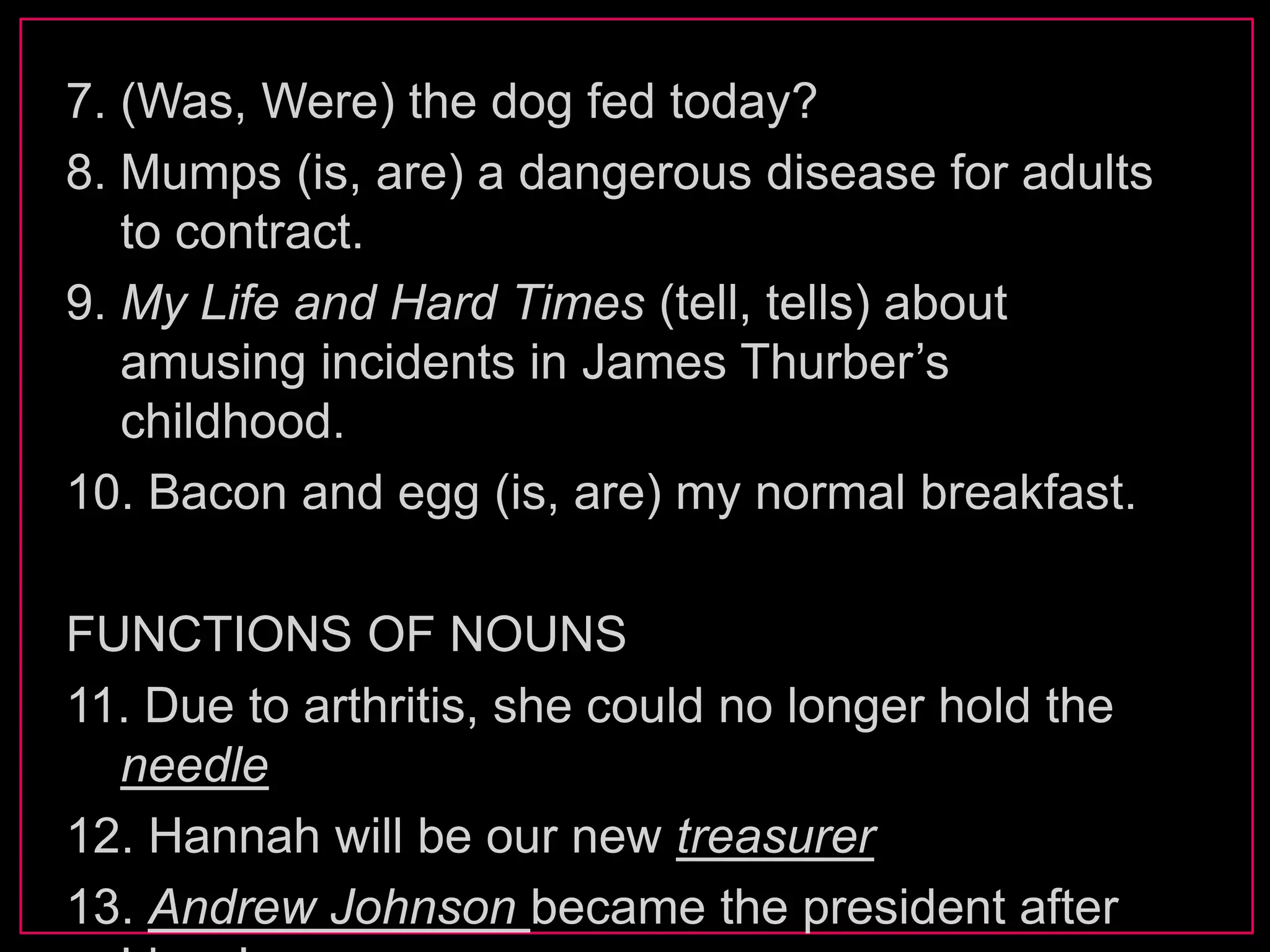 Structure of english | PPTX