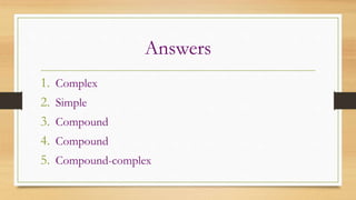 Structure of English | PPTX
