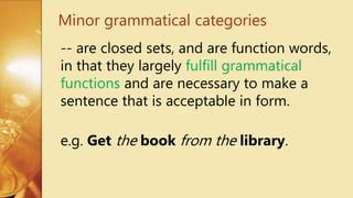 Structure of english | PPTX | Homework and Study | Education