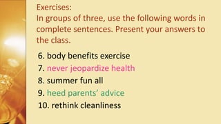Structure of english | PPTX | Homework and Study | Education