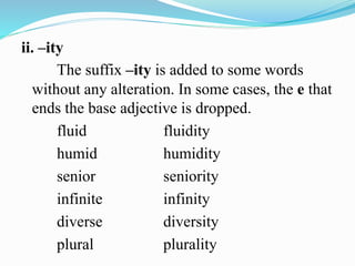 Structure of english-_affixes1 | PPTX