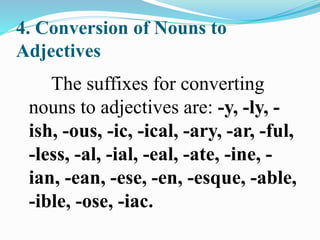 Structure of english-_affixes1 | PPTX