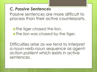 Sentence-Level Phenomena in Performance Grammar | PPT