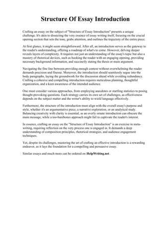 Structure Of Essay Introduction.pdf