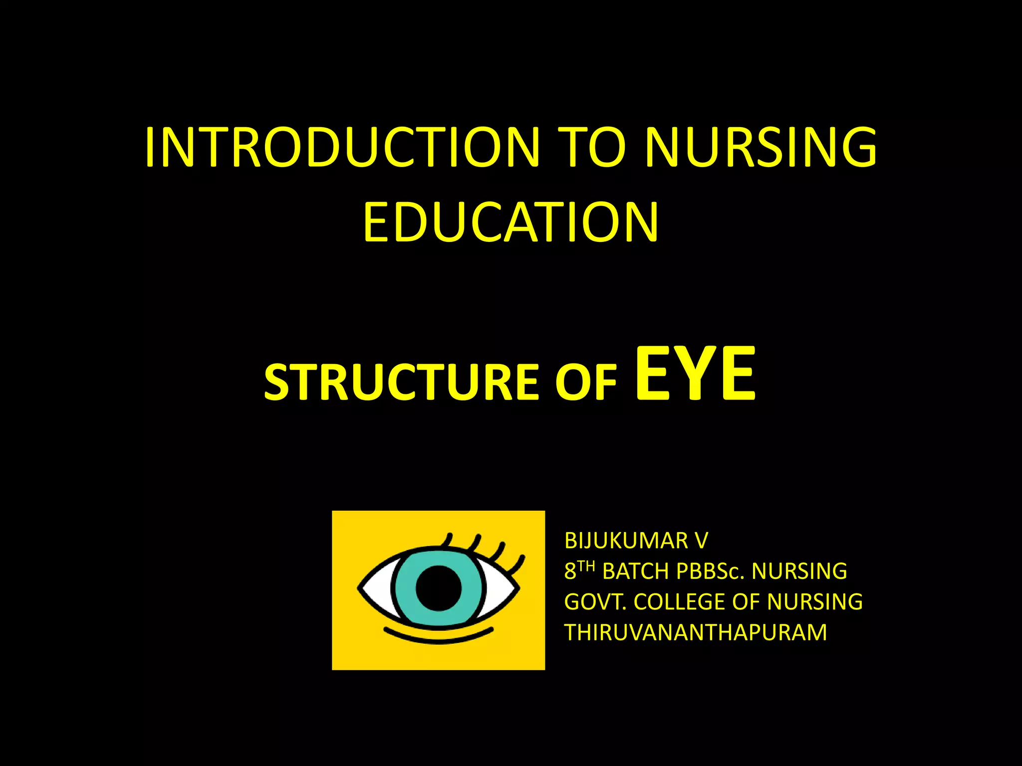Anatomy of eye ppt | PPTX