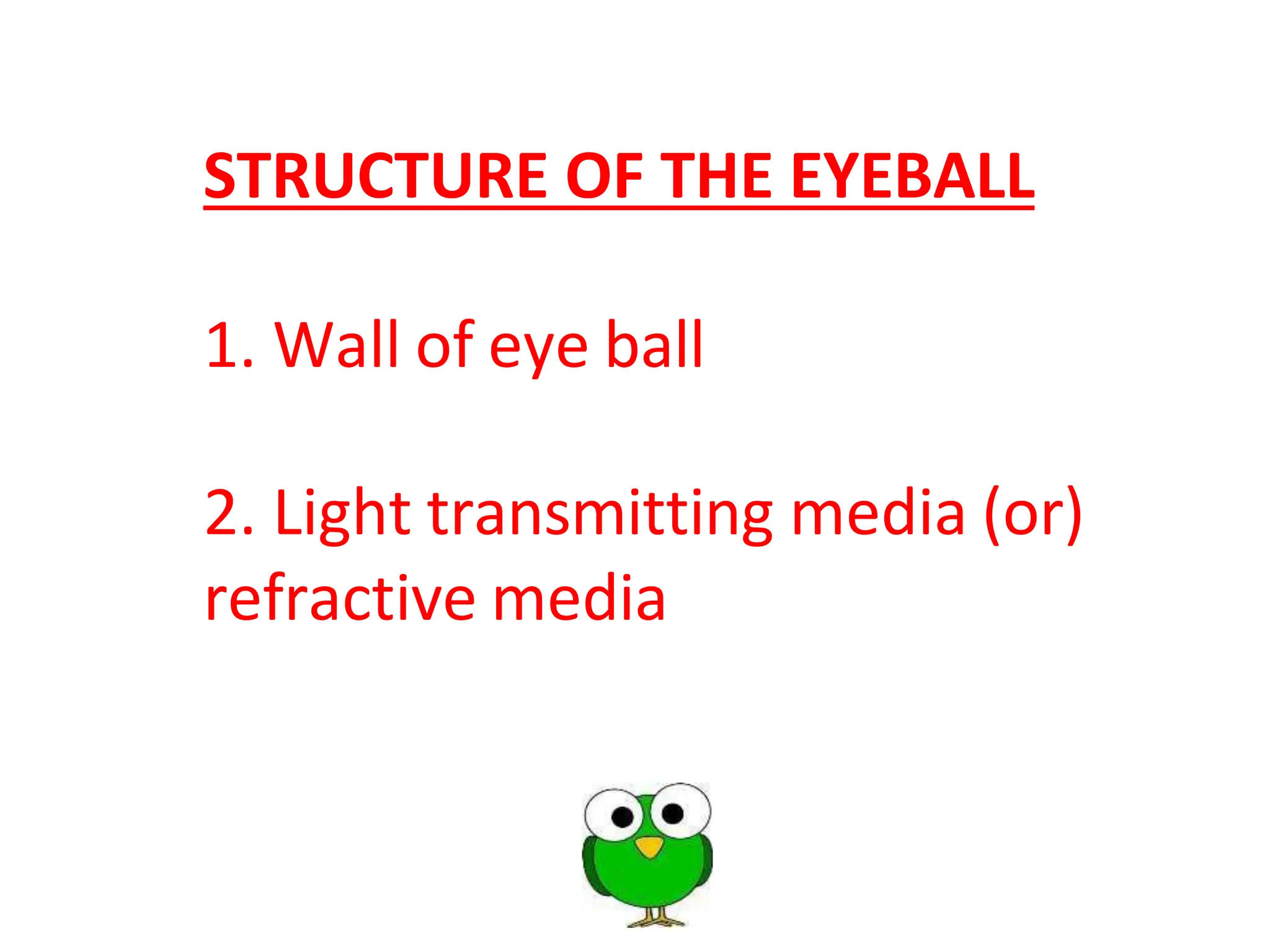 structure of eye | PPTX