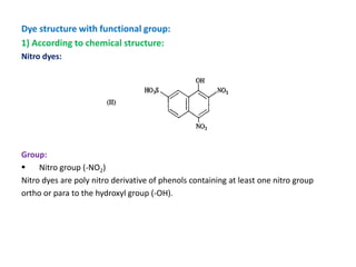Structure of fibre and dye | PPTX