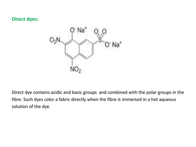Structure of fibre and dye | PPTX