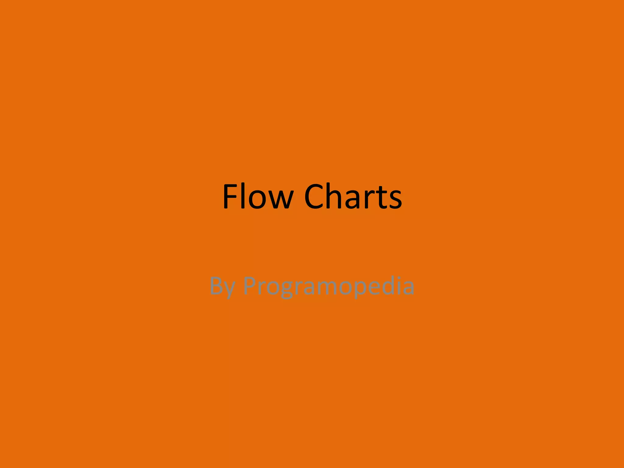 Structure of flow charts | PPT