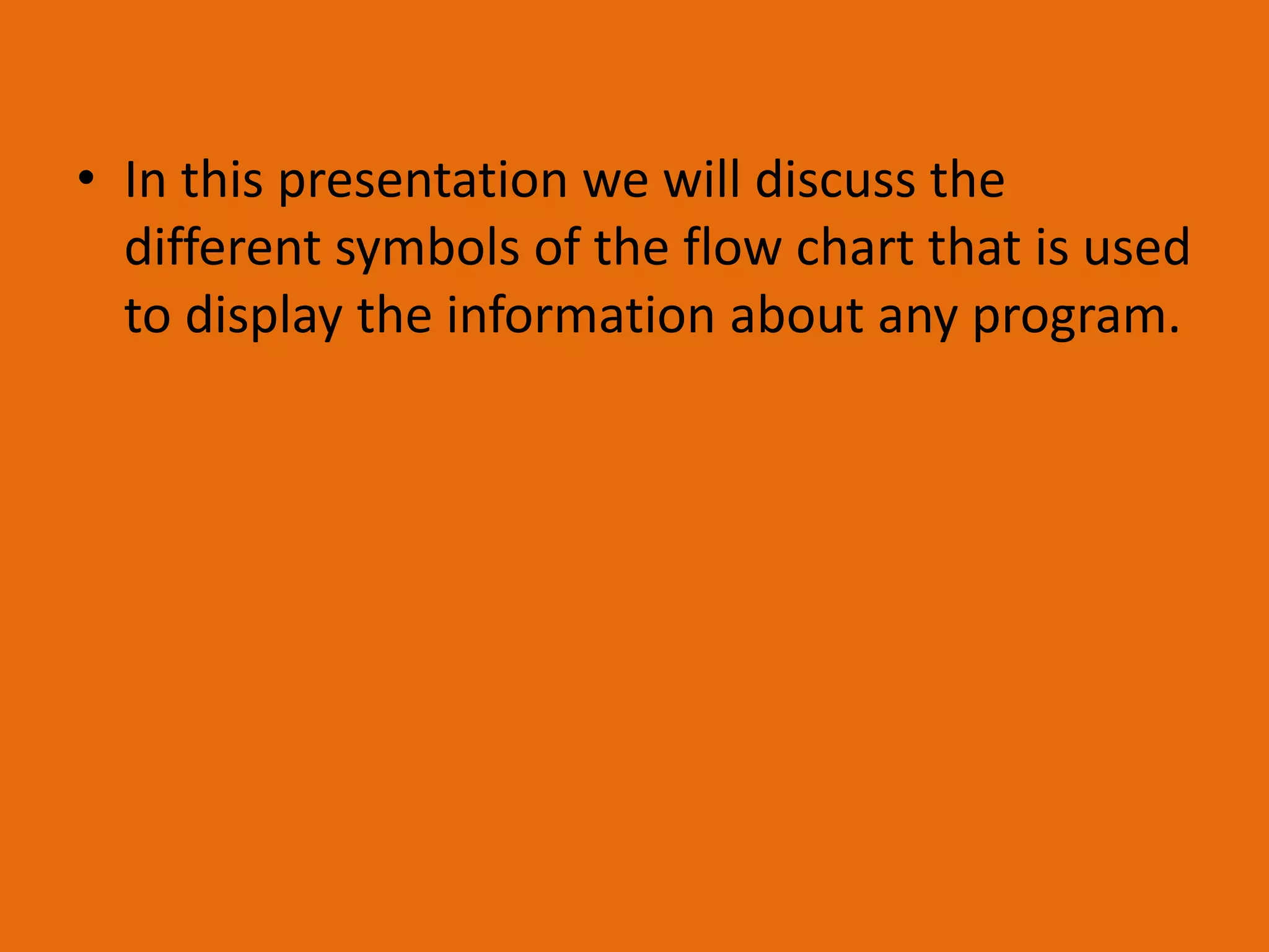 Structure of flow charts | PPT