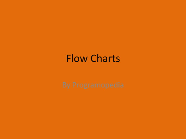 Structure of flow charts | PPT