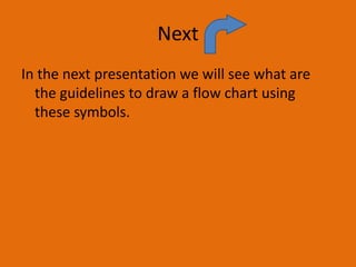 Structure of flow charts | PPT