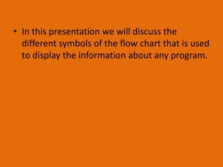 Structure of flow charts | PPT