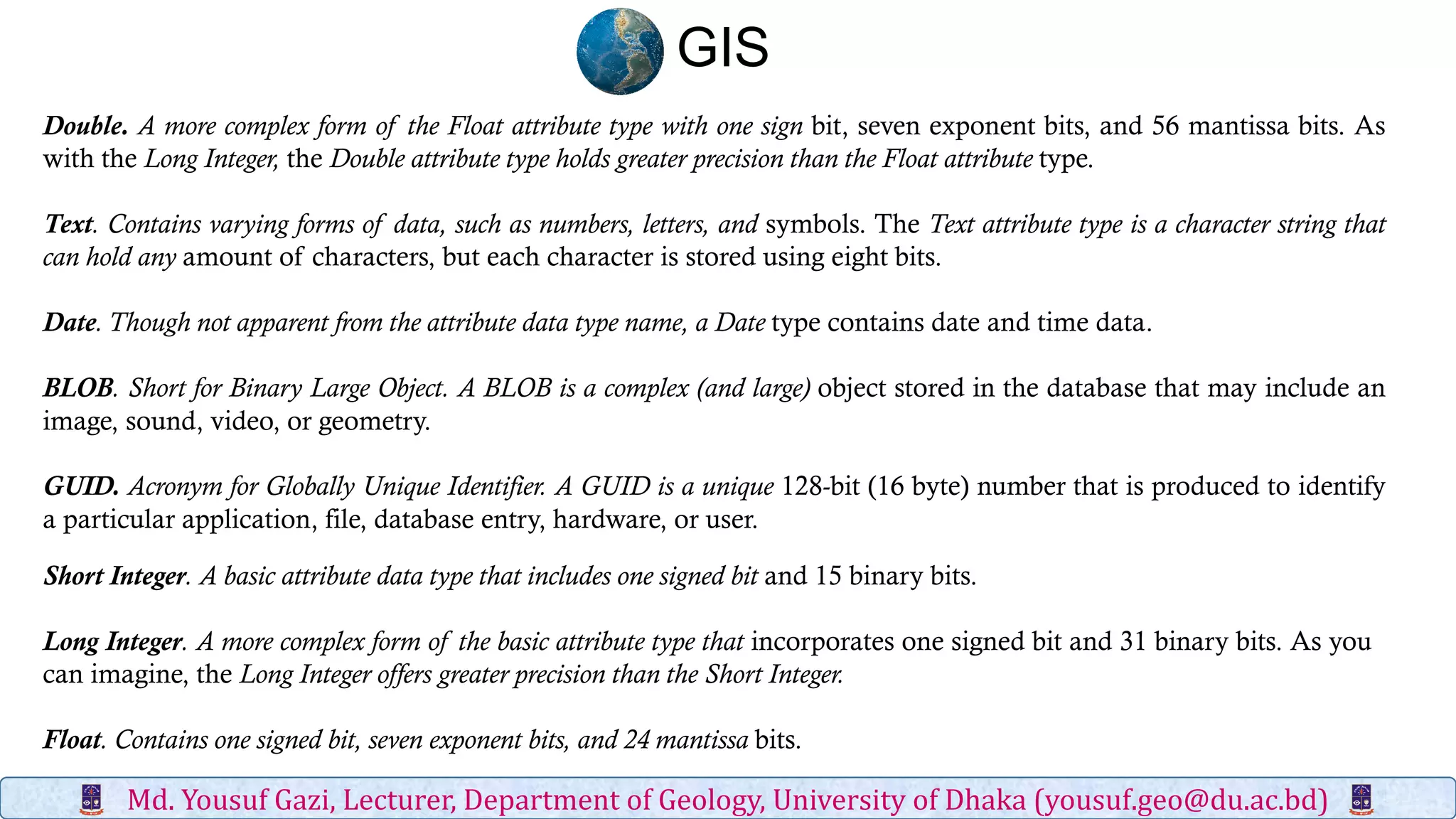 Structure of geographic data | PDF | Geography | Science