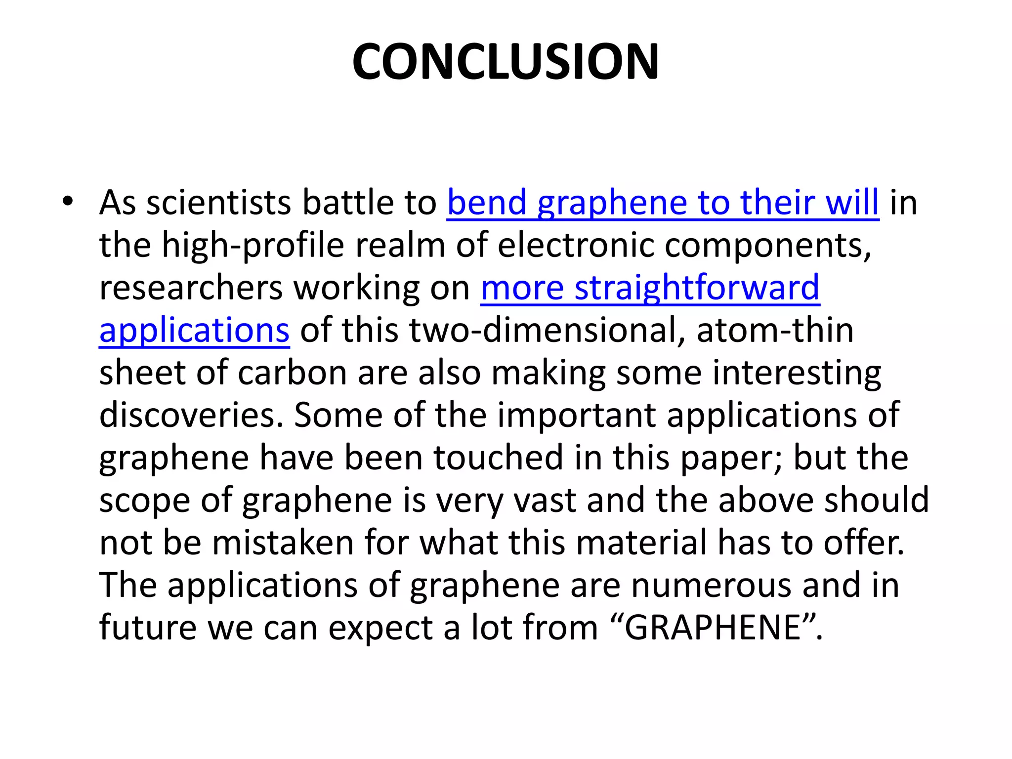 Structure of graphene | PPTX