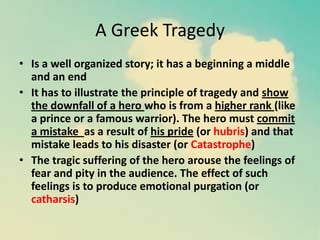 Structure of Greek play | PPTX