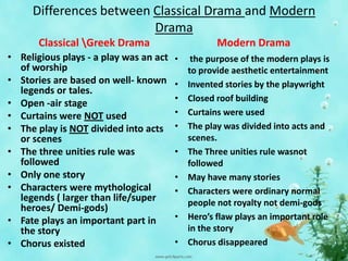 Structure of Greek play | PPTX