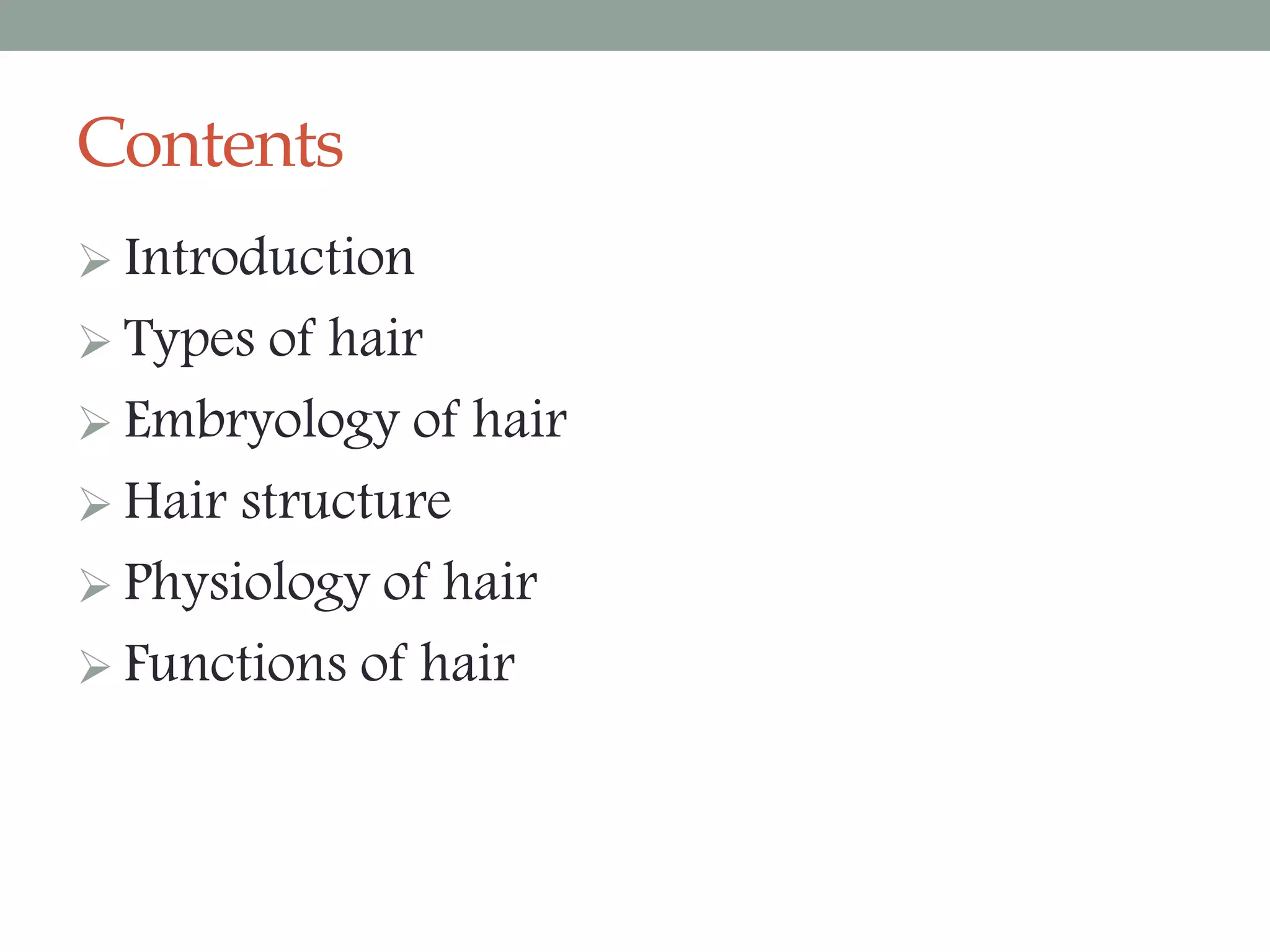 Structure of hair | PPTX