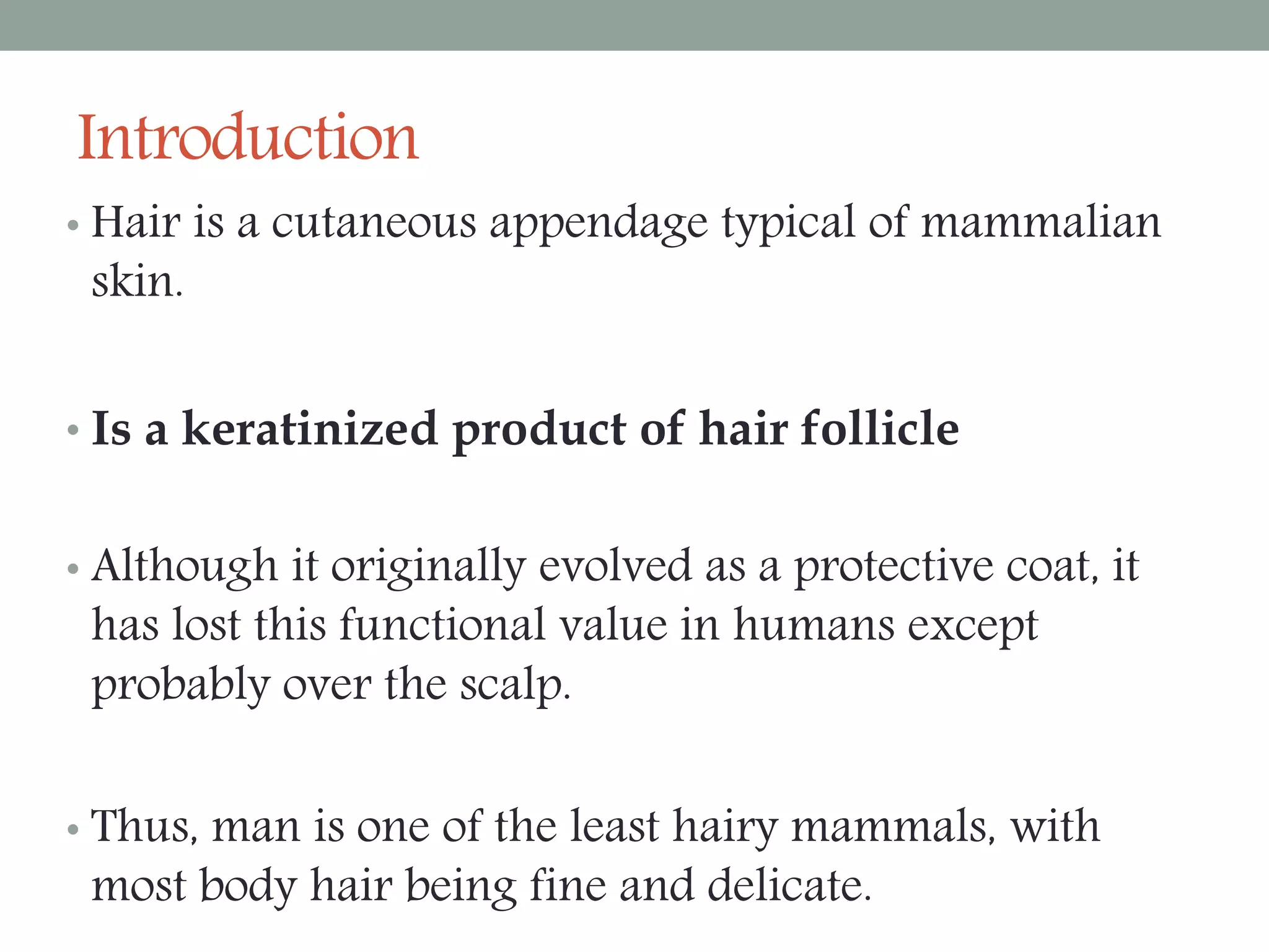 Structure of hair | PPTX