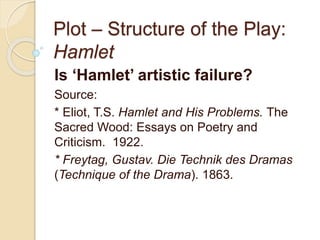 Is Hamlet Artistic Failure? Structure of the Play | PPTX