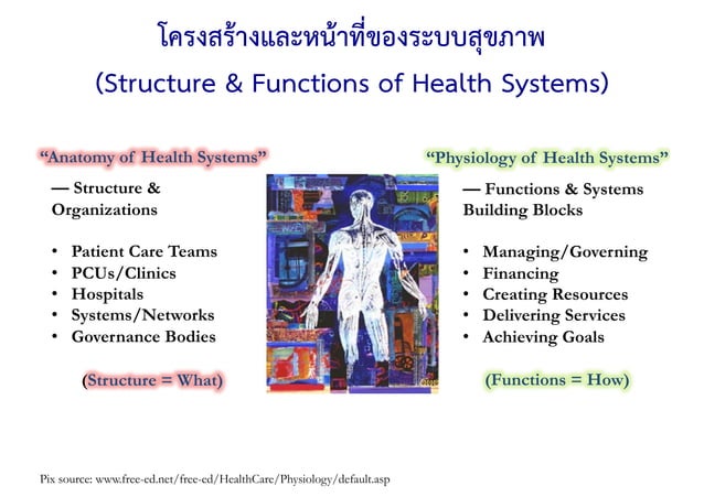 Structure of Health Systems | PDF