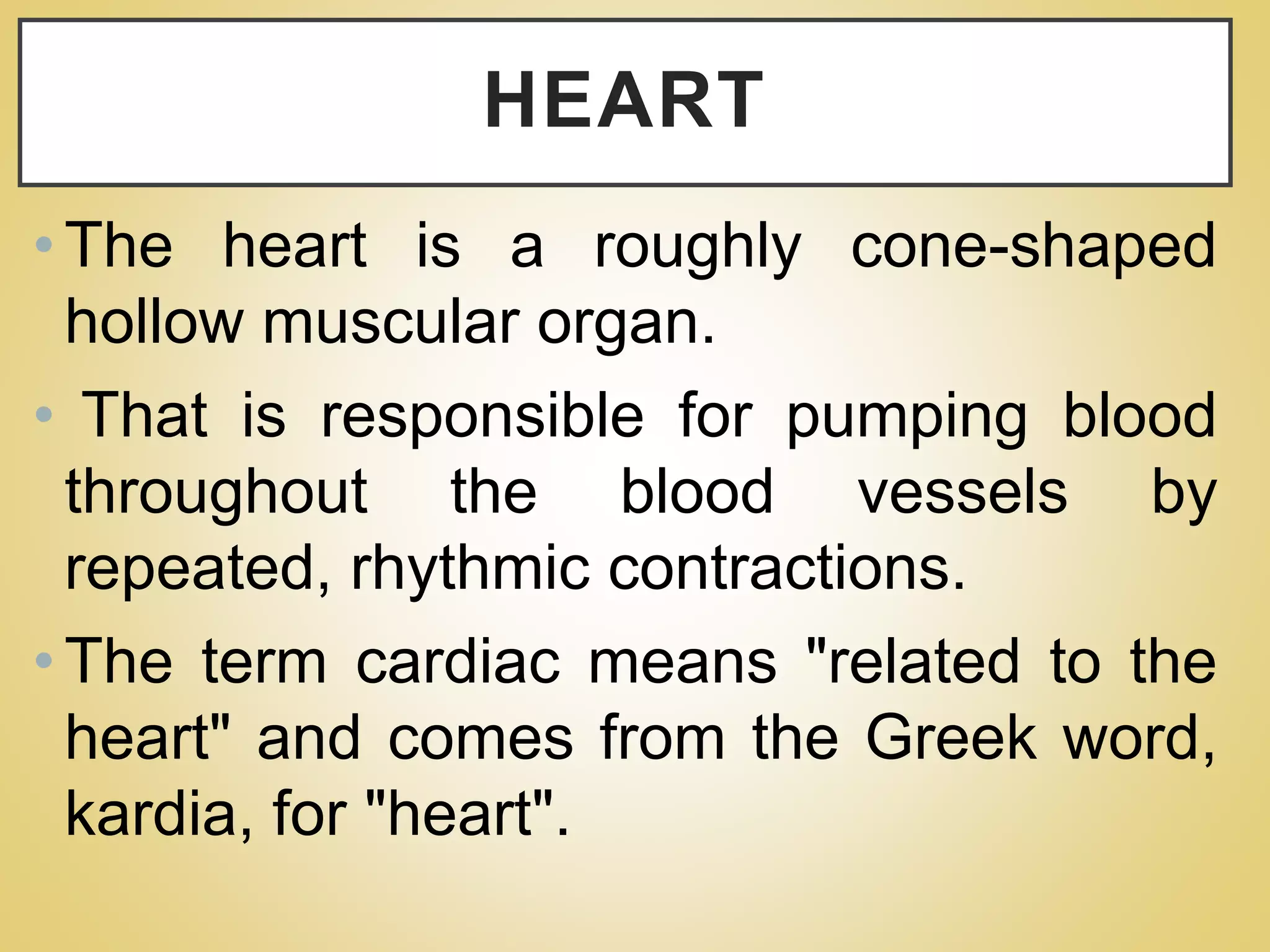 Structure of heart | PPTX