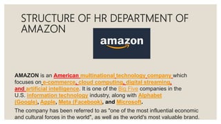 Structure of human resource department | PPTX