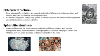 Structure of Igneous Rocks | PPTX