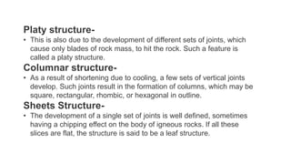 Structure of Igneous Rocks | PPTX