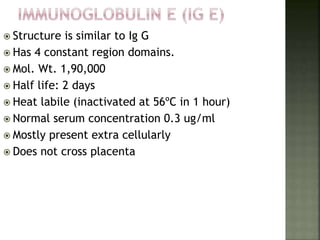 Structure of immunoglobulins | PPTX