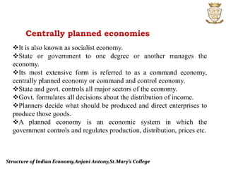 Structure of indian economy | PPTX