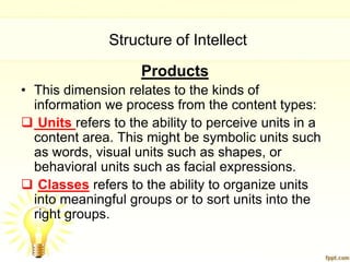Structure of intelligence | PPTX