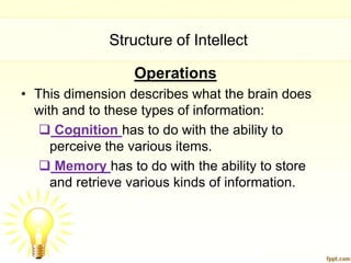 Structure of intelligence | PPTX