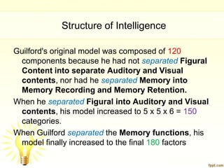 Structure of intelligence | PPTX