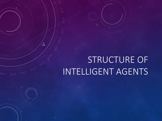 Structure of Intelligent Agents in Artificial Intelligence.pptx