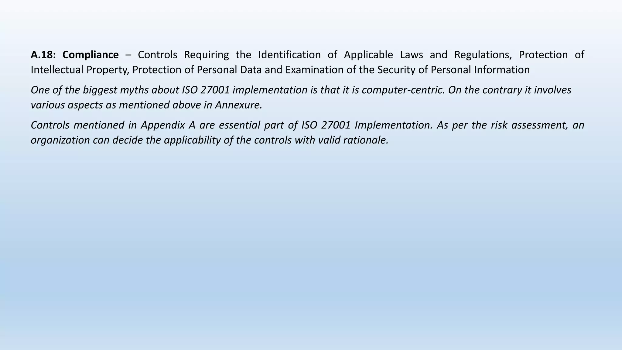 Structure of iso 27001 | PPT