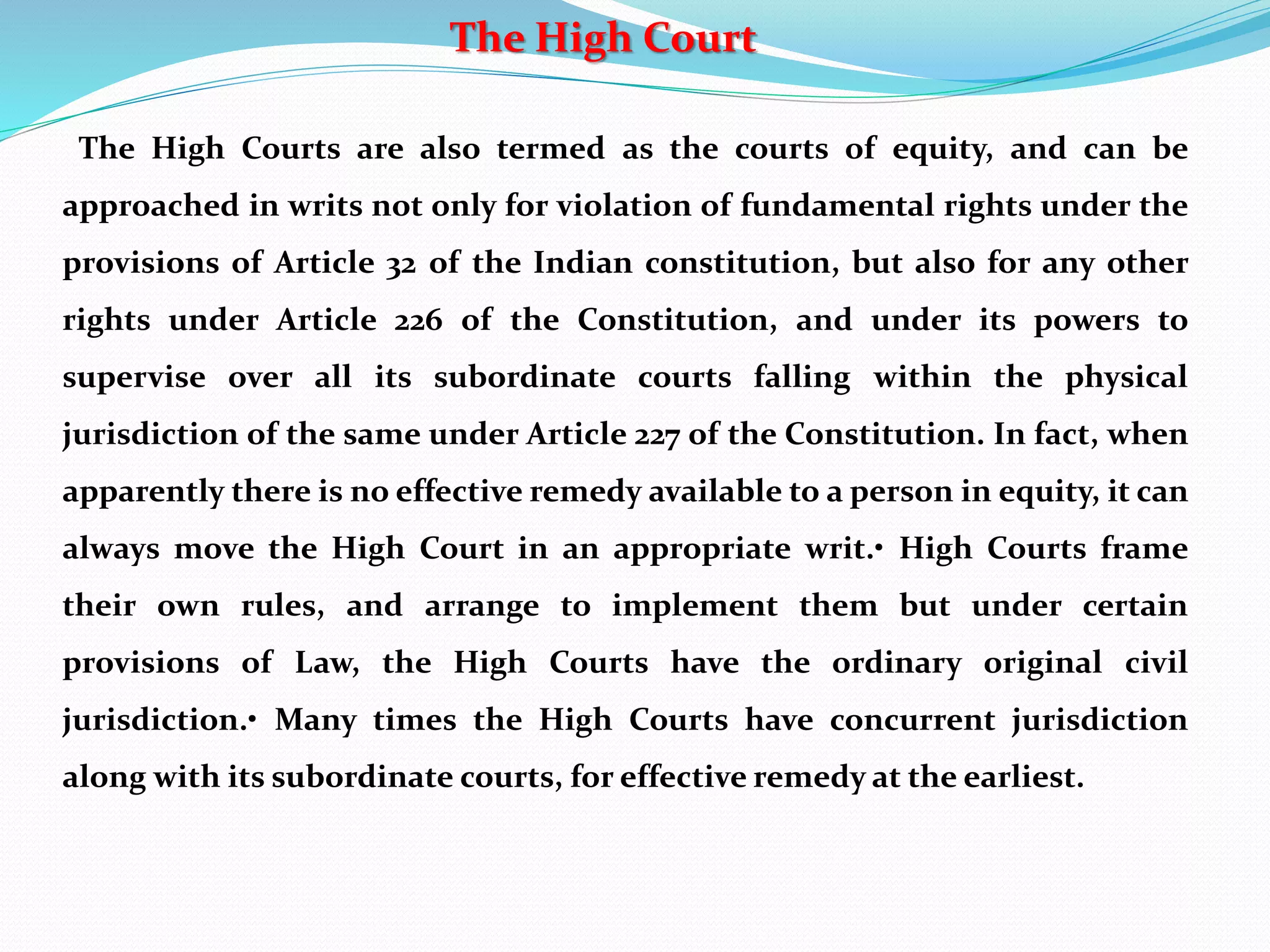 Structure of Indian judiciary | PPTX