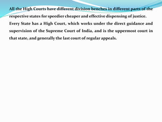 Structure of Indian judiciary | PPT