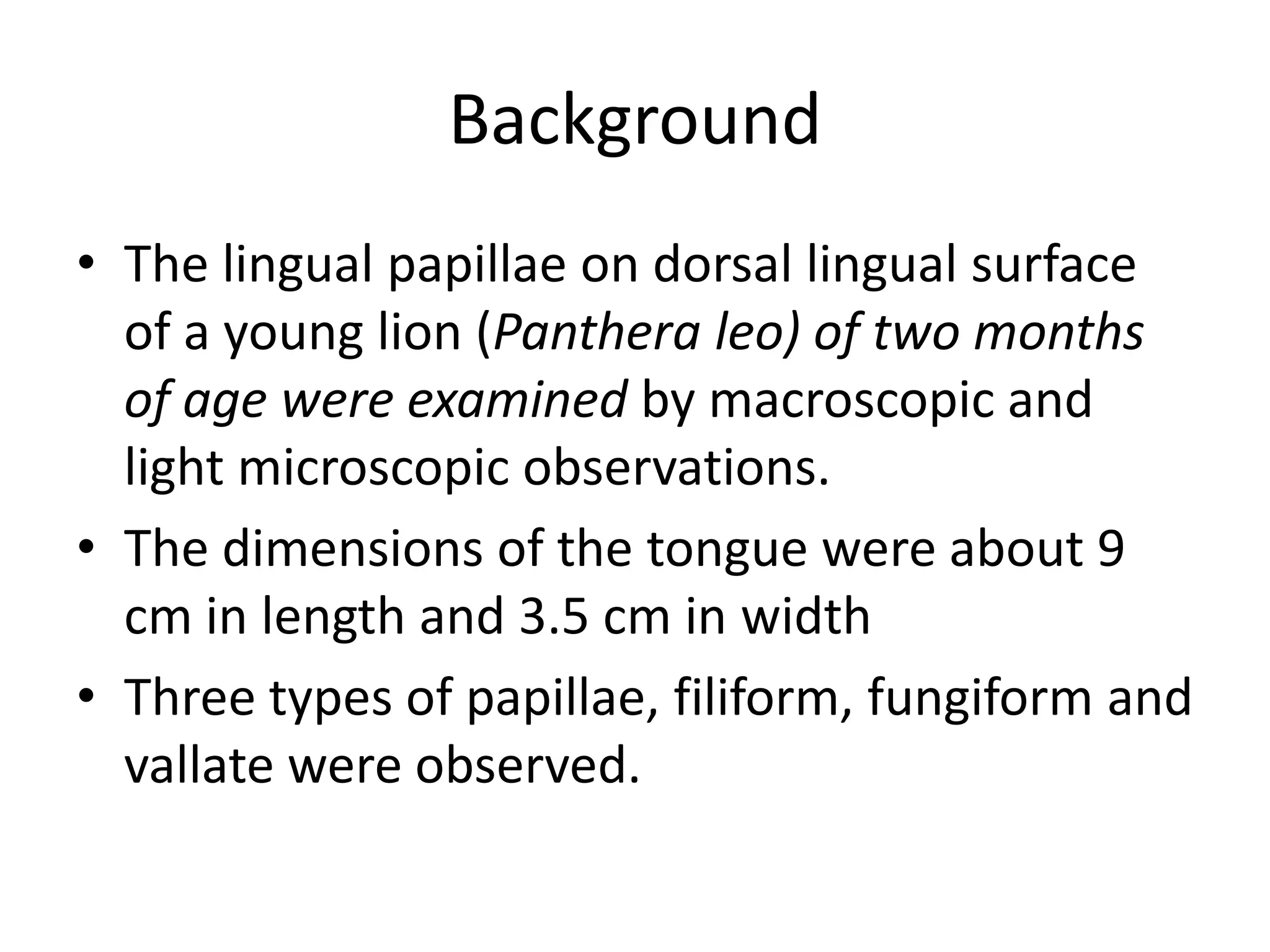 Structure of lingual papillae on | PPTX